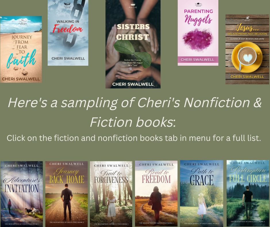 Sneak Peek at Cheri’s Fiction and Nonfiction – Finding Jesus in the ...